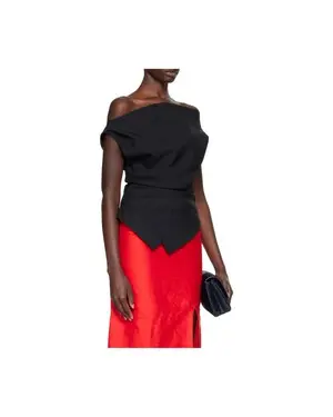 RÓHE Off-the-shoulder Draped Jersey Blouse