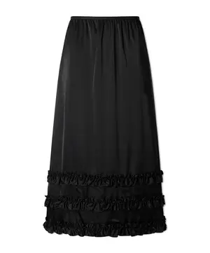 Simone Rocha Ruffled-hem Midi Skirt - No