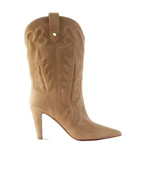 CHRISTIAN LOUBOUTIN Suede Knee Boots - No