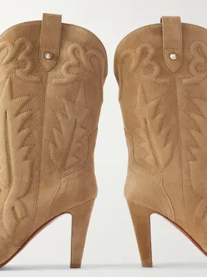 CHRISTIAN LOUBOUTIN Suede Knee Boots