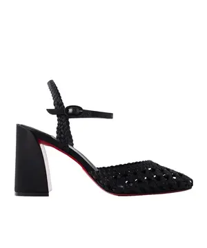 CHRISTIAN LOUBOUTIN Crepe Pumps