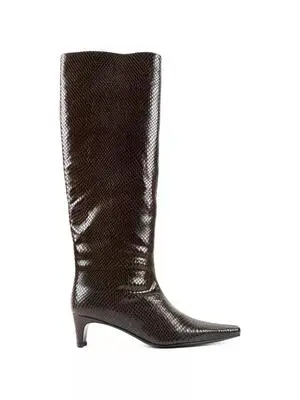 Staud Wally Snake-effect Boots
