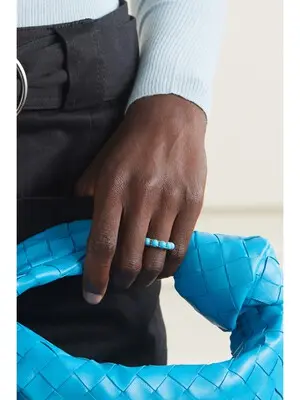 Irene Neuwirth Classic 18-karat Gold Turquoise Ring