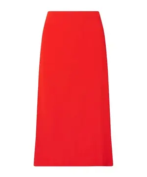 Tibi Casual Midi Dress - Red