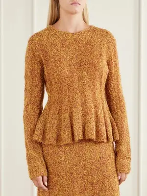 Proenza Schouler Joelle Cable-knit Mohair-blend Sweater