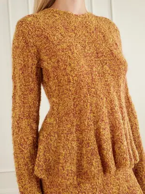 Proenza Schouler Joelle Cable-knit Mohair-blend Sweater