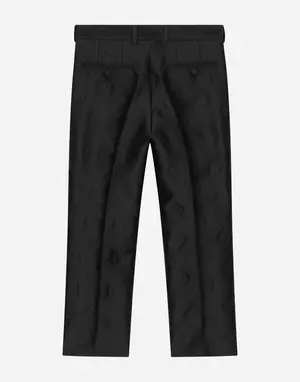 Dolce & Gabbana Classic Silk Jacquard Pants