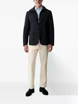 Emporio Armani Hooded Seersucker Jacket