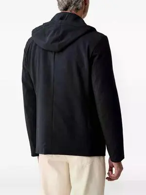 Emporio Armani Hooded Seersucker Jacket