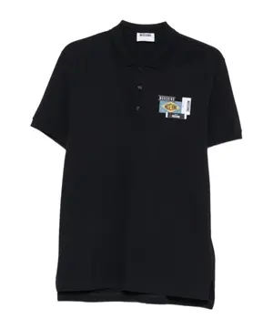 Moschino Logo-patch Polo Shirt - No