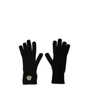 Moncler Ribbed Knit Gloves - No