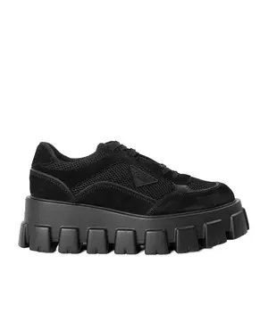 Prada Suede Platform Sneakers - No