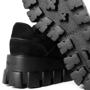 Prada Suede Platform Sneakers