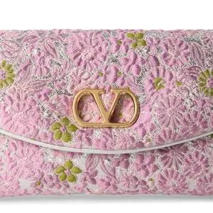 Valentino Garavani Floral Jacquard Shoulder Bag