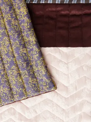 Dries Van Noten Patchwork Quilted Scarf