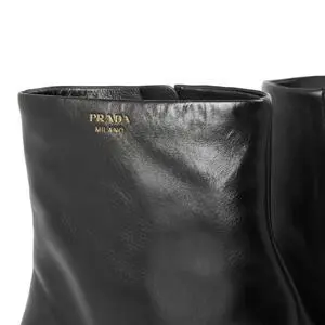 Prada Square Toe Ankle Boots