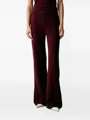Ermanno Scervino Fine-knit Wide-leg Trousers