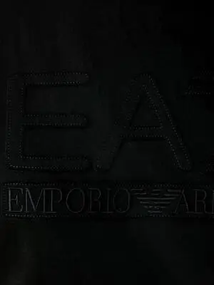 EA7 Logo-embroidered T-shirt