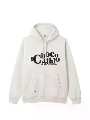 CHOCOOLATE Logo-embroidered Hoodie - Neutrals