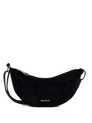 Barbour Mia Corduroy Curved Mini Cross Body Bag - Black