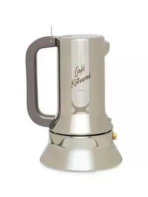 CAFÉ KITSUNÉ X Alessi Logo-print Espresso Maker - Silver