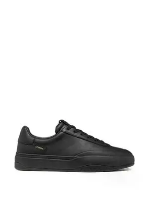 Geox Dynamia Leather Sneakers - Black