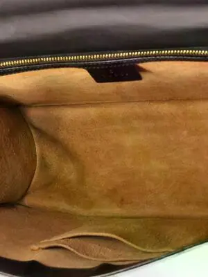 Gucci Sylvie Top Handle Bag Leather Medium Satchel