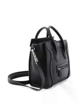Celine Luggage Bag Grainy Leather Nano Crossbody Bag
