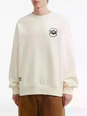 FINGERCROXX Logo-print Cotton Sweatshirt