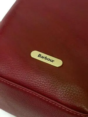 Barbour Mini Cedar Grained Leather Bucket Bag