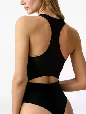 CASALL Racerback Mesh-panelled Bodysuit