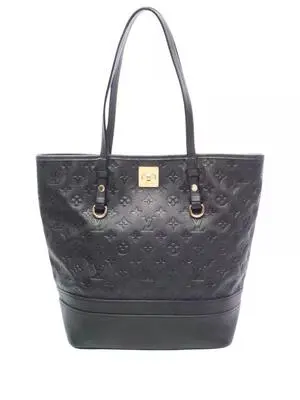 LOUIS VUITTON 2011 Monogram Empreinte Citadine Pm Tote Bag - Blue