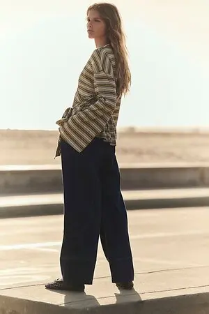 Free People It's A Wrap Pant Set - Citron Combo