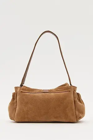 Free People Palermo Cinched Bag - Biscuit