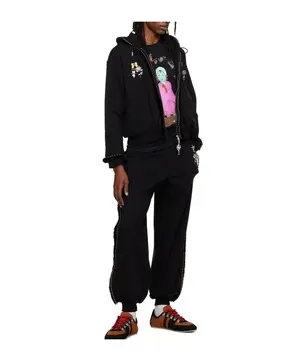 CHOPOVA LOWENA Fuzzy Pearl Sweatpants