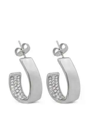 Guess Madison Hoop Earrings - Silver