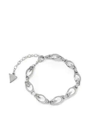 Guess Logo-link Bracelet - Silver