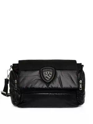 BLAUER. Padded Crystal-embellished Shoulder Bag