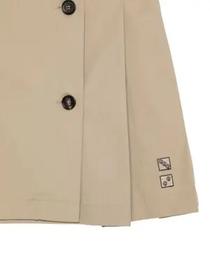 Fendi Double-breasted Pleated Skirt