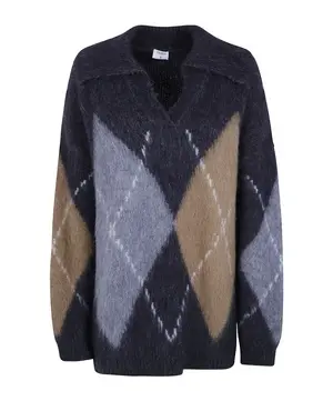 Filippa K Argyle Knit Sweater - Multicolor