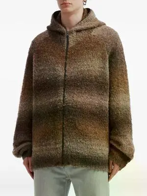 Izzue Gradient-effect Zip-up Hoodie