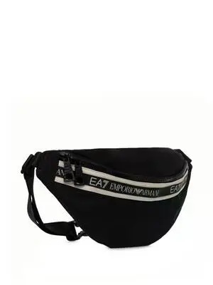 EA7 Logo-tape Belt Bag - Black