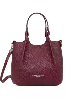 GIANNI CHIARINI Small Dua Grained Leather Mini Bag - Red