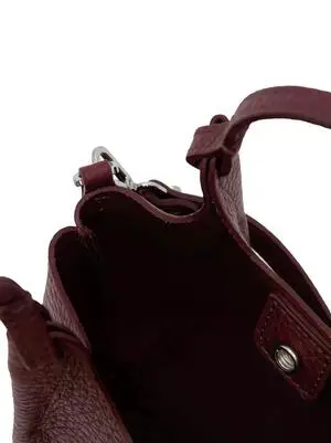 GIANNI CHIARINI Small Dua Grained Leather Mini Bag - Red