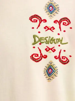 Desigual Ethnic Embroidered T-shirt