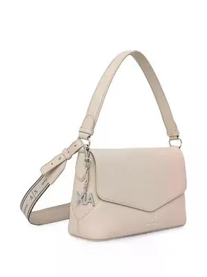 Armani Exchange Logo-plaque Pebbled Shoulder Bag