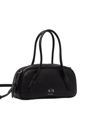 Armani Exchange Logo-print Cross Body Bag - Black