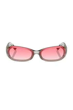 Miu Miu Oval Sunglasses In Grey