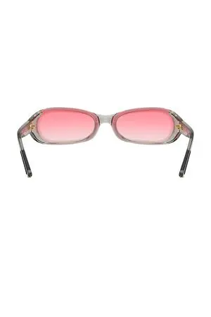 Miu Miu Oval Sunglasses In Grey