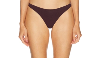 SKIMS Everyday Cotton Thong - Currant